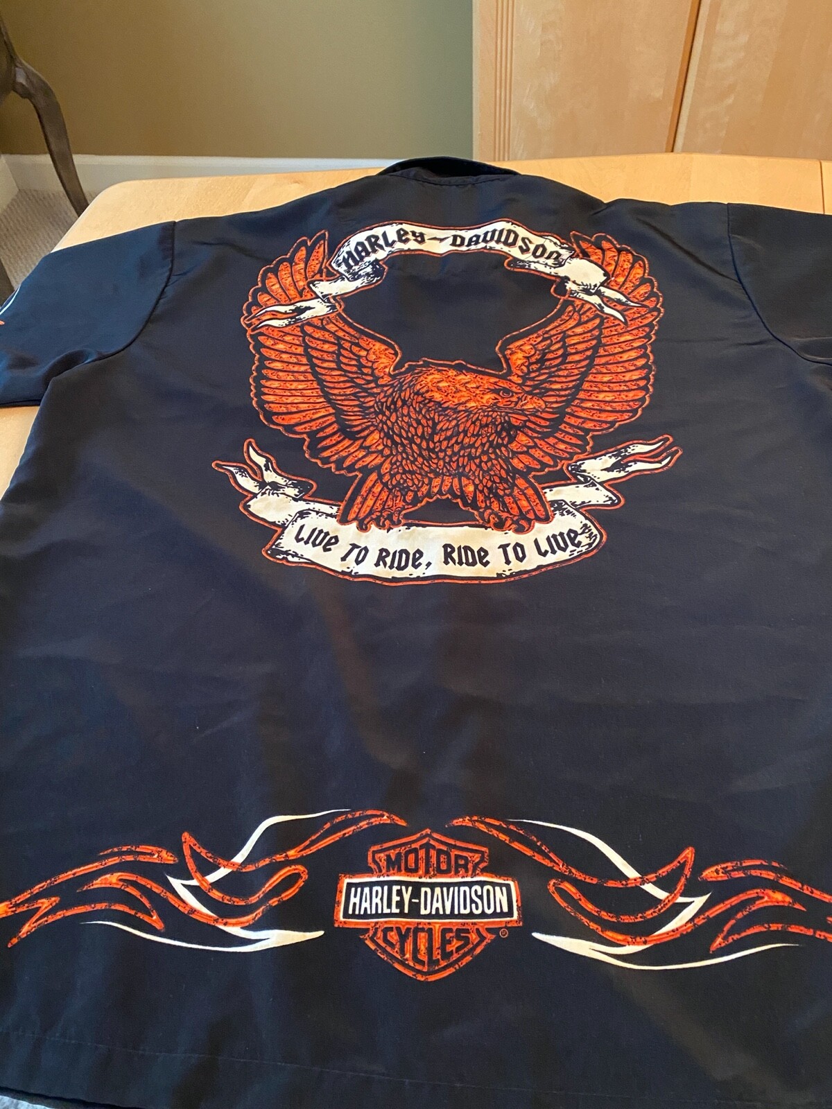 Harley Davidson MOTORCYCLES KOREA MADE FLAMES LIVE TO… - Gem