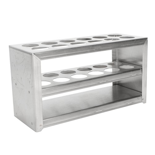 Metal Test Tube Rack 12 Holes 0.75in Strong 3 Tiers Stainless Steel ...