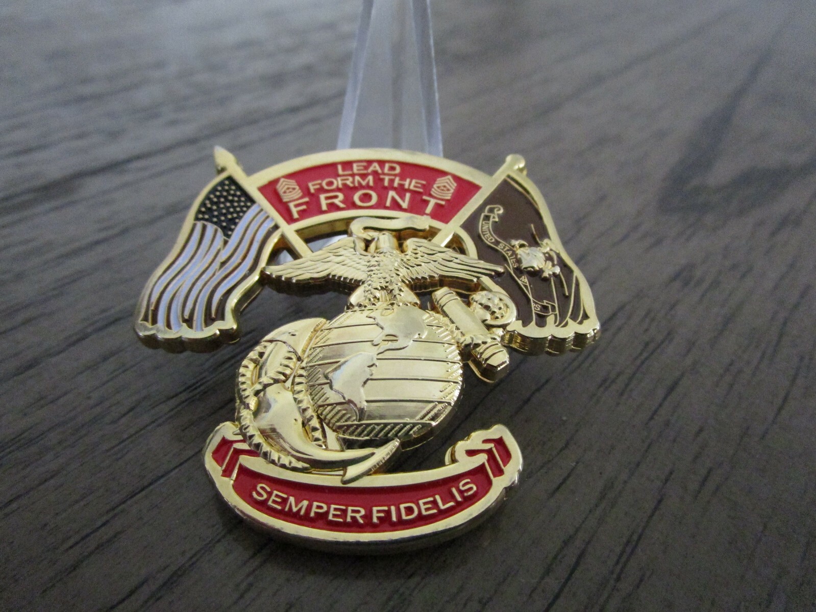 USMC MSGT Jequetta Collier 1995-2015 Lead From The Front Challenge Coin ...