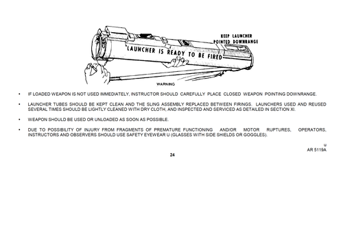 55 Page TM 9-1340-224-12 ROCKET LAUNCHER M190 35MM M73 66MM M72 LAW on ...