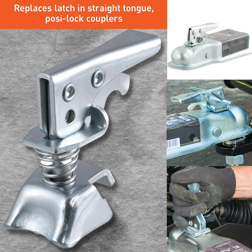 2" Posi-Lock Coupler Latch For Straight-Tongue Couplers Trailer Hitch ...