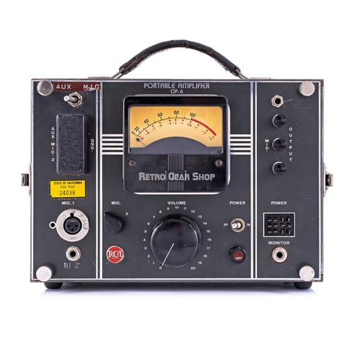 RCA OP-6 Portable Amplifier Microphone Preamp OP6 Vintage Rare | eBay