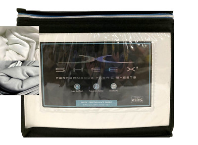 SHEEX 4 Piece Sheet Set Super Soft Temperature Control Breathable ...