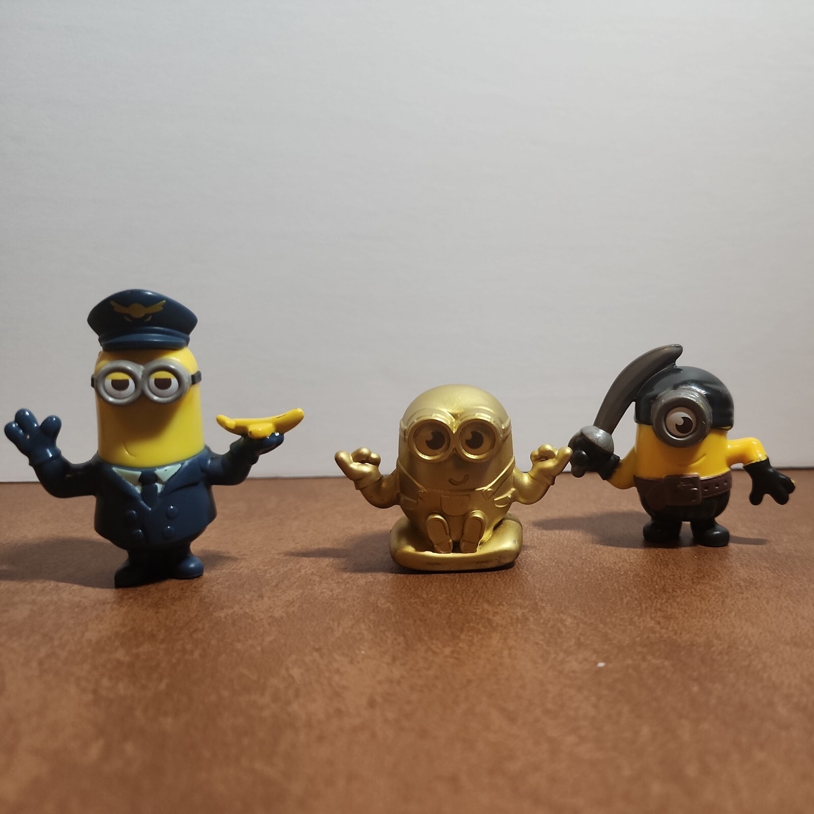 2019 Mcdonalds Rise Of Gru Minions - Pilot Kevin, Gold Bob, & Pirate ...