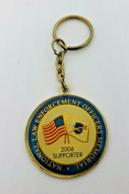 National Law Enforcement Officers Memorial Key Ring 2006 Supporter ...