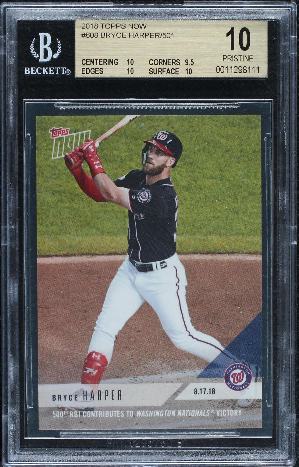 2018 Topps Now - Bryce Harper #608 /501 for sale online | eBay