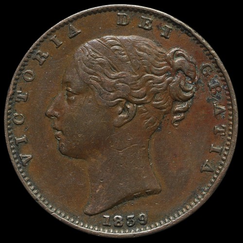 1839 Queen Victoria Young Head Copper Farthing | eBay