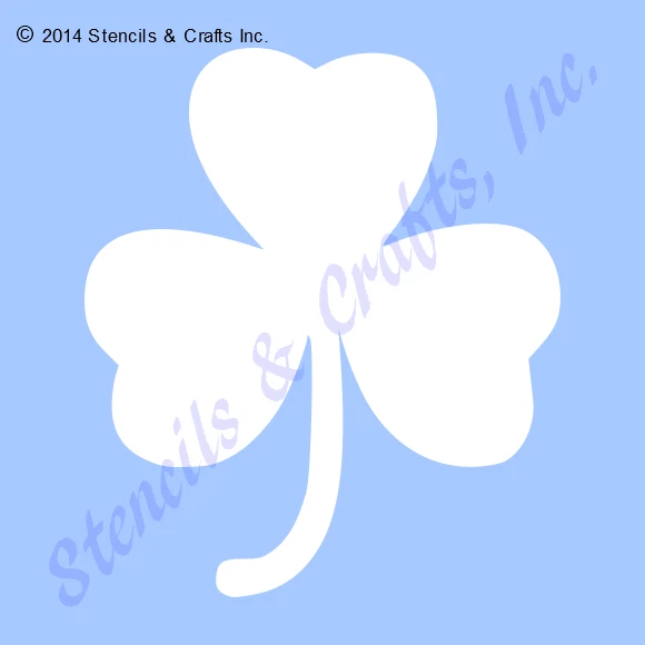 Four Leaf Clover Stencil