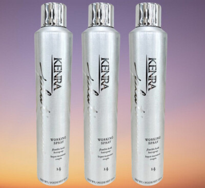Kenra Platinum #14 Working Spray Flexible Hair Spray 10 Oz, Pack of 3 ...