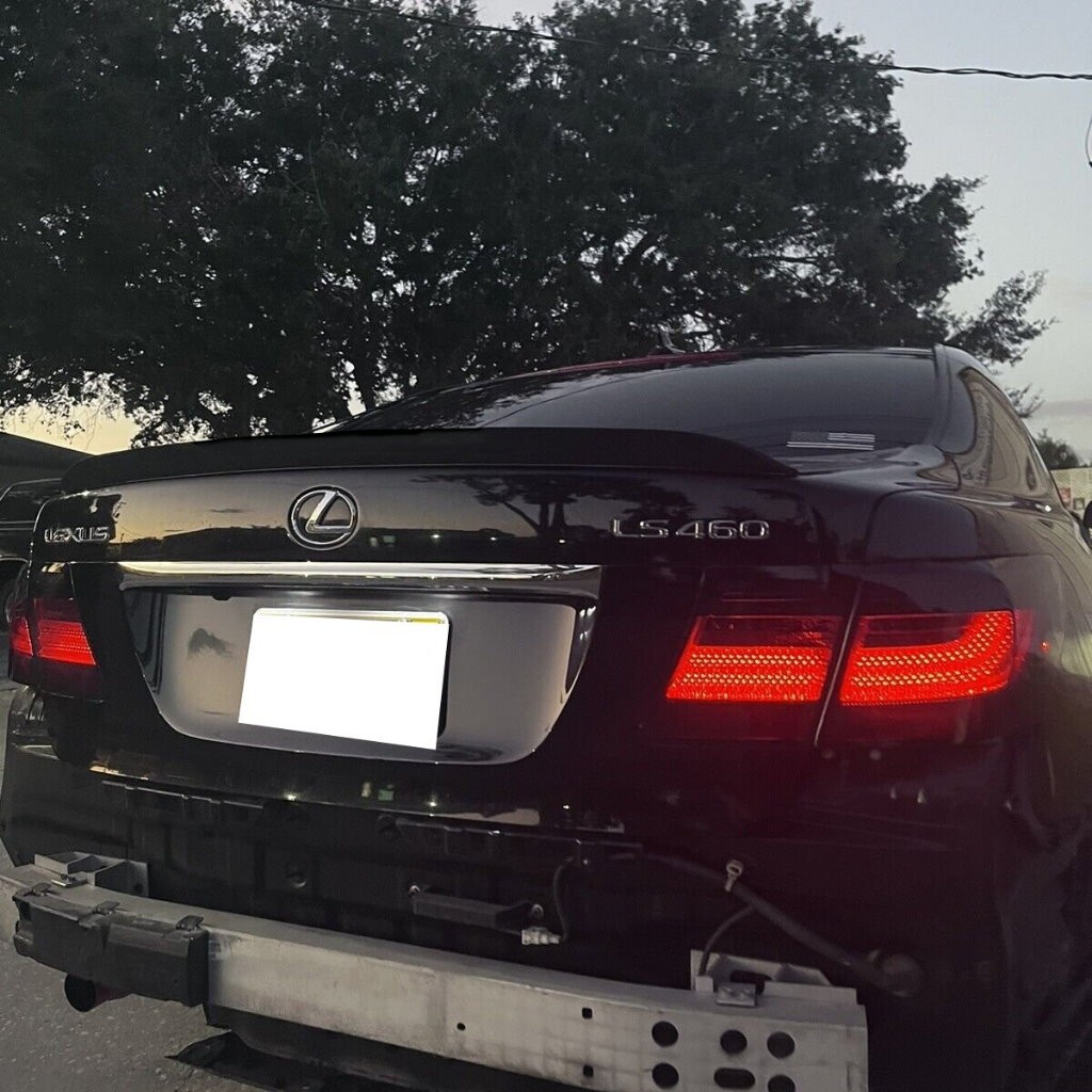 264G Rear Trunk Spoiler DUCKBILL Wing Fits 2007~17 Lexus LS460 LS600 ...