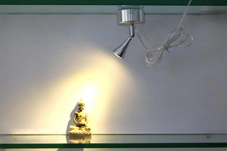 3W LED Wall Ceiling Surface Mount Light Spot Lamp On/off Button Plug In ...