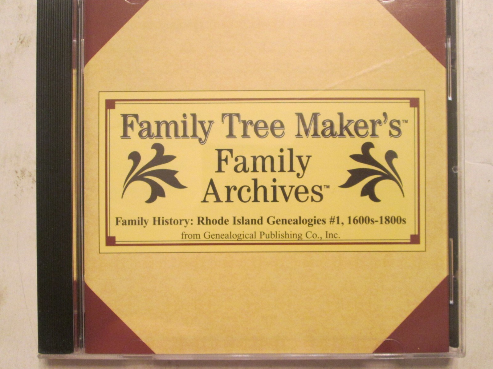 Family Tree Maker's Archives Family History Rhode Island Genealogies ...