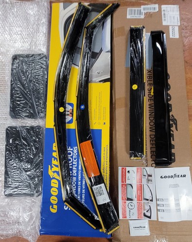 Goodyear Window Deflectors for Chevrolet Traverse and 2 License Plate ...