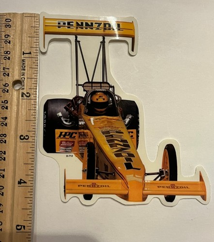PENNZOIL Eddie Hill Top Fuel Dragster - Vintage Racing Decal/Sticker ...