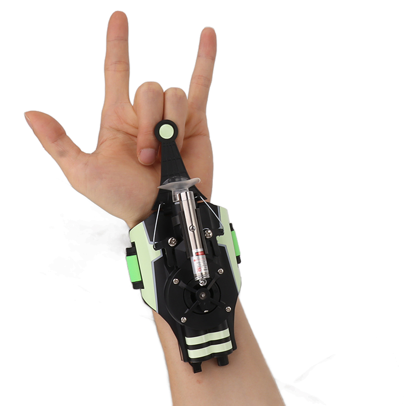 Web Launcher String Shooter Toy Spider Web Shooter W/Glowing Black MU ...