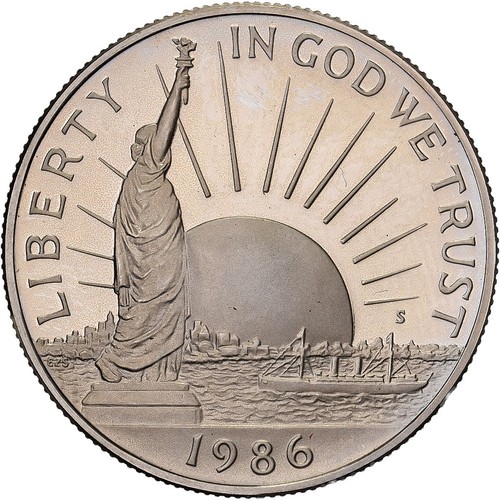 [#398159] United States, Half Dollar, 1986, San Francisco, Copper ...