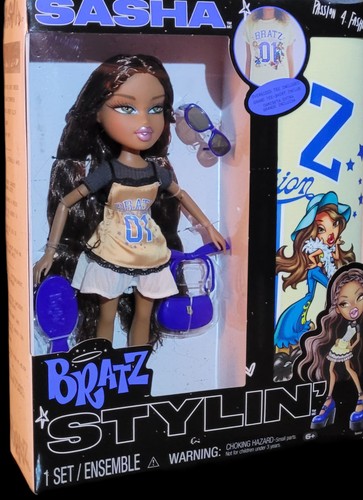 Bratz Stylin' Sasha Fashion Doll w/accessories & Adult Size XL Shirt ...