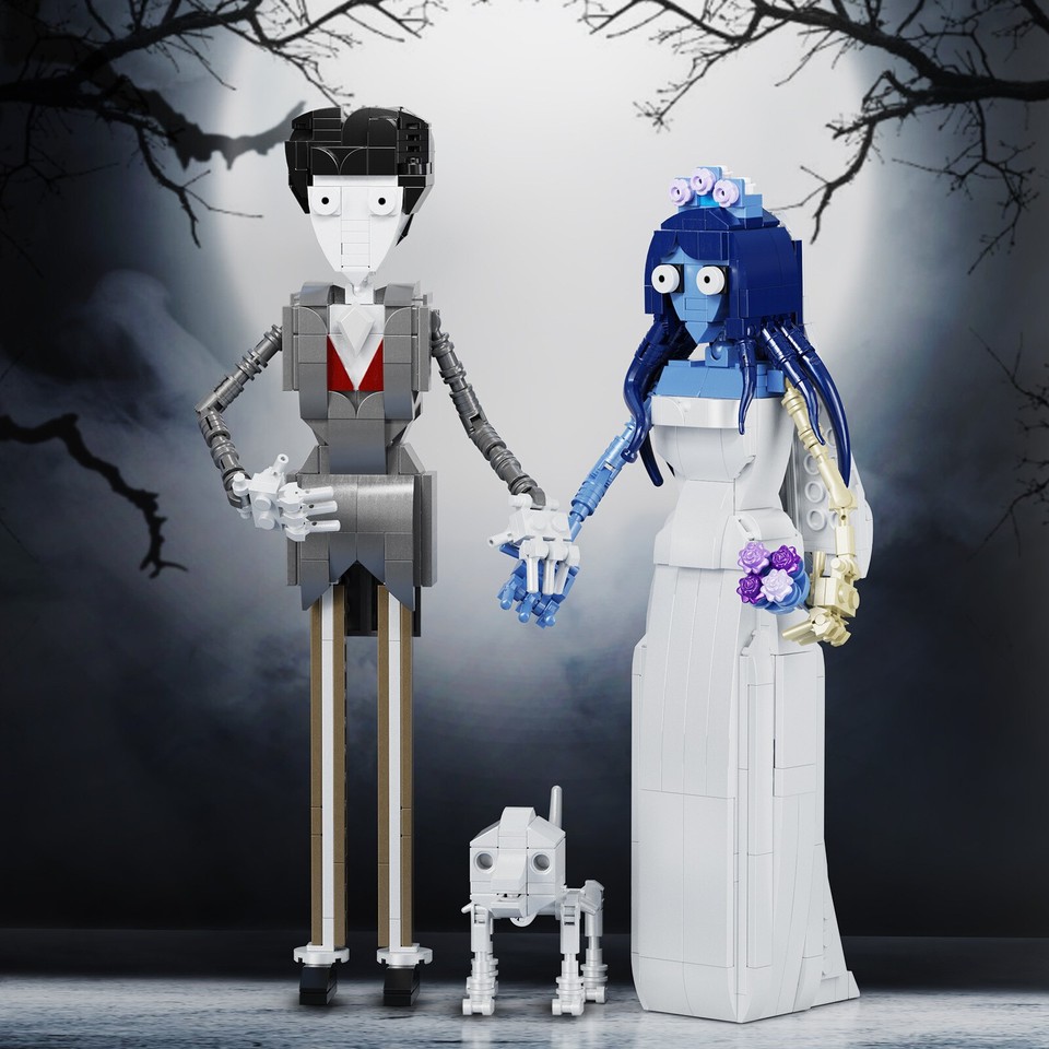 616 PCS MOC Corpse Bride Victor & Emily Figures Building Blocks Gift ...