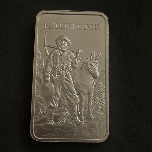 Rare 5 Ounce Oz Prospector Silver Bar .999 | eBay