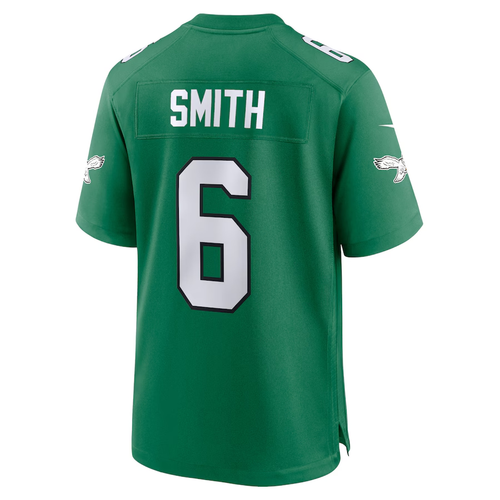 NWT Youth #6 DeVonta Smith Kelly Green Game Jersey Limited Stitched | eBay