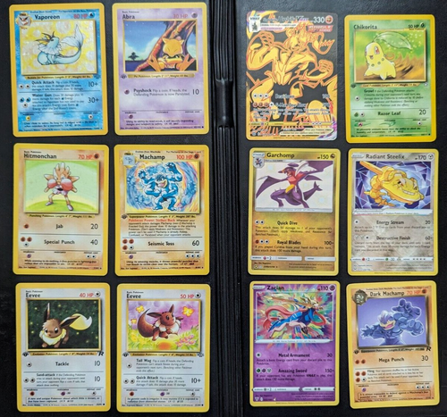 12 Pokémon Cards Lot, New, Vintage Holo, 1st edition, Full Art, Shiny ...