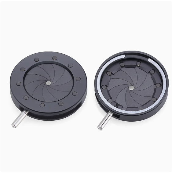 1-16mm 10 Blades Adjustable Iris Diaphragm Aperture Microscope Camera ...