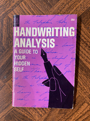 Vintage Dell Purse Book #3280 HANDWRITING ANALYSIS 1962 Dell Publishing ...