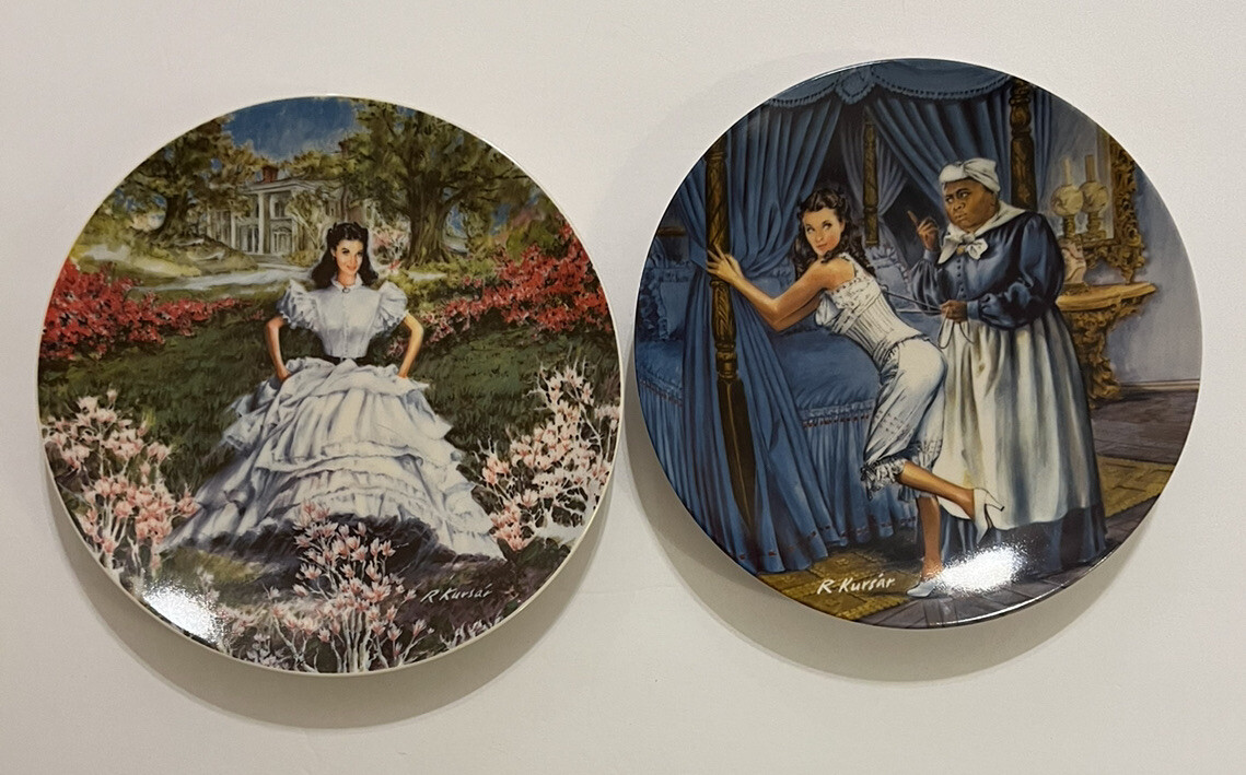 Limited Edition Knowles Gone With The Wind Collector’s Plates By R ...