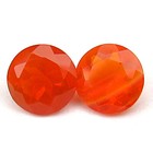0.72Ct MATCHING PAIR ! STUNNING FIRE NATURAL RED MEXICAN FIRE OPAL ...