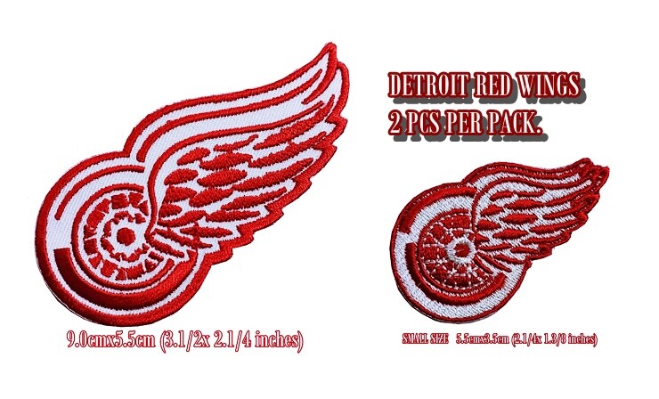 Detroit🏒Red Wings Hockey PATCHES Embroidery NHL-logo iron&Sewing on ...