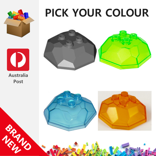 Genuine LEGO™ - Rock 4 x 4 Octagonal Boulder Top - 30293 28686 42284 ...