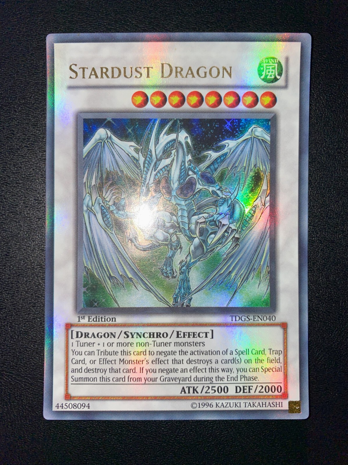 Yu Gi Oh Stardust Dragon Ultra Rare Tdgs En040 1st Edition English Nm