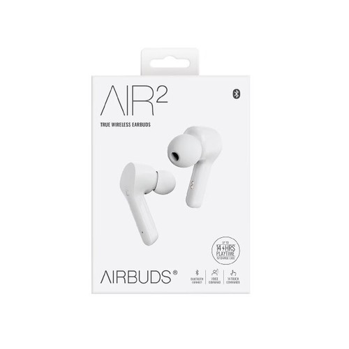Airbuds True Wireless Air 2 Earbuds | Bluetooth | In Ear | White
