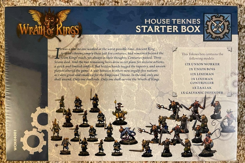 Wrath of Kings - TEKNES STARTER BOX - NEW | eBay
