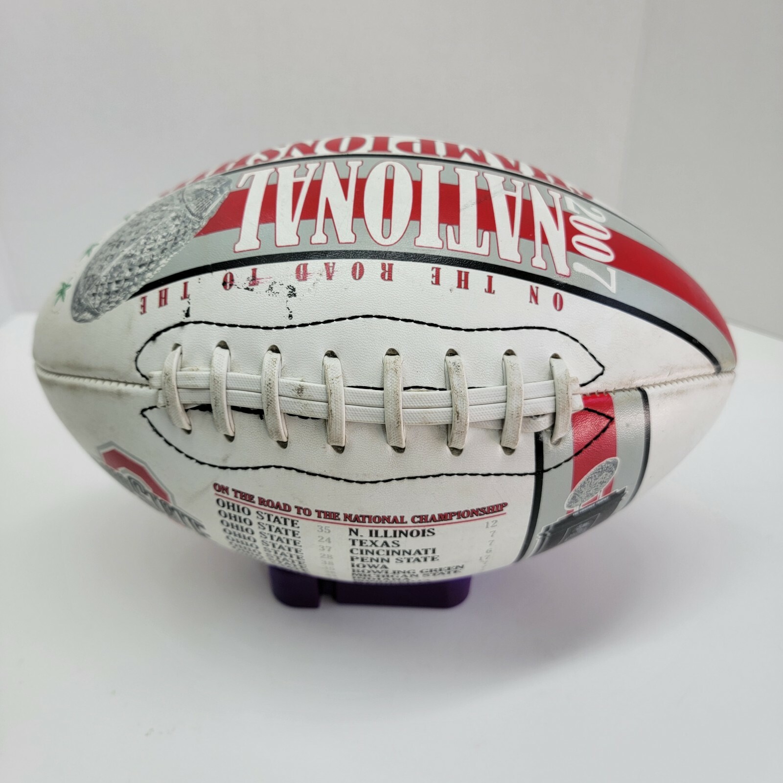 Ohio State 2007 National championship Football Commemorative Ball ...