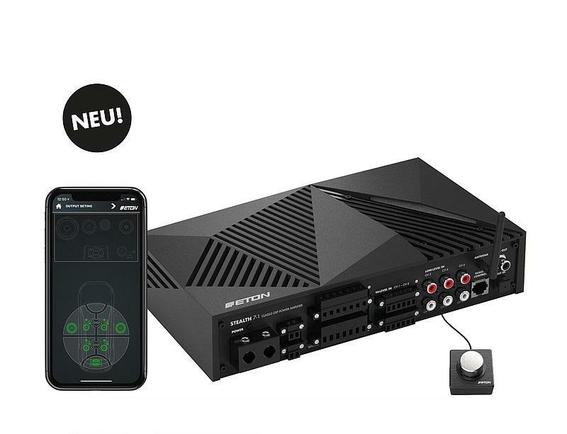 Eton STEALTH7.1DSP 7 Channel Class-D Amplifier Integrated 8-Kanal Dsp ...
