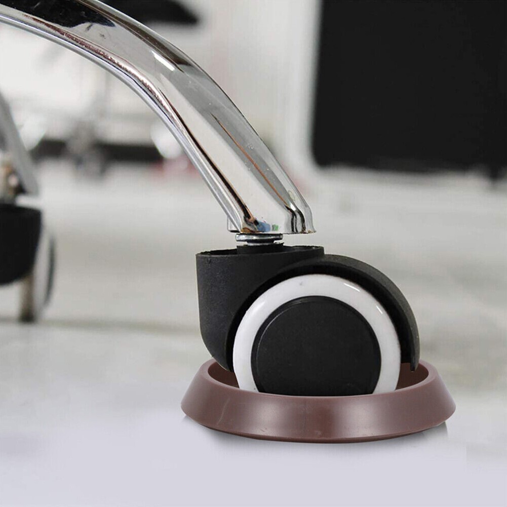 Round Furniture Caster Cups Prevent Scratching Marking and Sliding 8pcs ...
