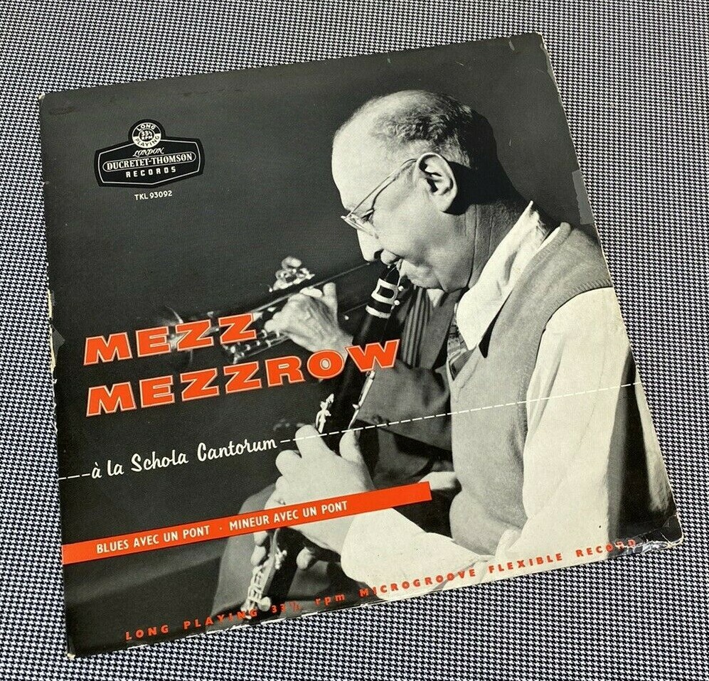 MILTON 'MEZZ' MEZZROW - A LA SCHOLA CANTORUM - 1956 U.K. PRESS VINYL LP ...
