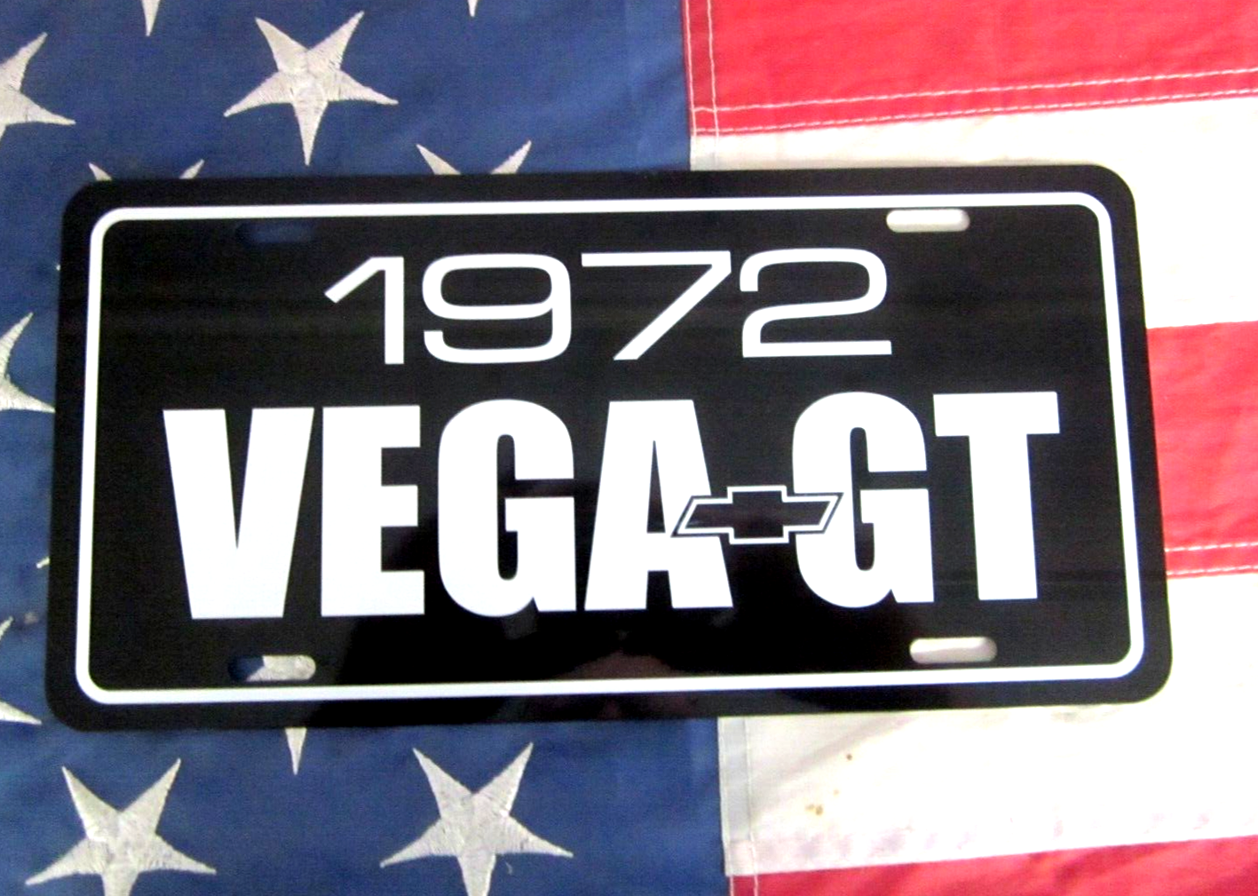 1972 Chevrolet VEGA GT license plate car tag chevy coupe hatchback ...