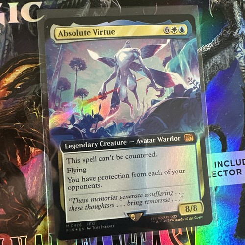 MTG Absolute Virtue (Extended Art) Final Fantasy #0476 FOIL NM | eBay