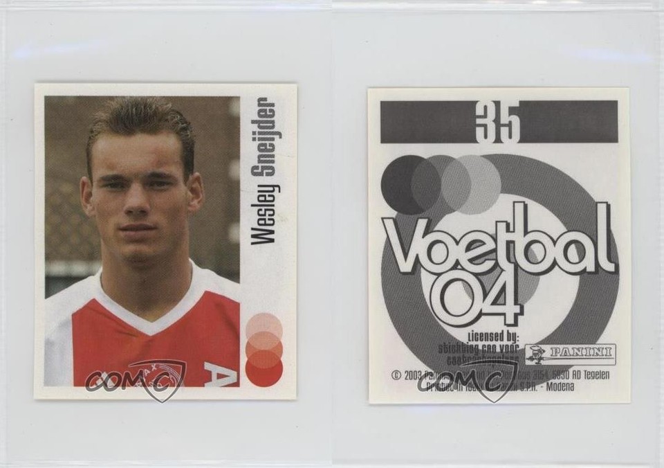 2003-04 Panini Voetbal 04 Stickers Wesley Sneijder #35 0o5i | eBay
