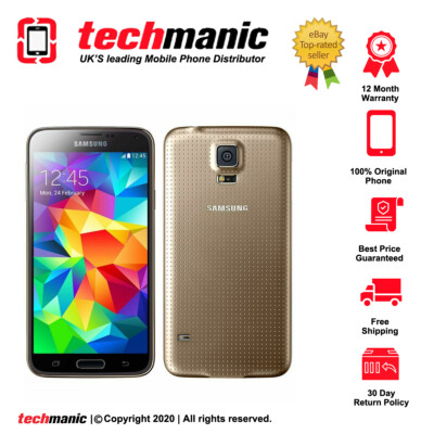 Samsung Galaxy S5 SM-G900F - 16GB - Copper Gold (Unlocked) Smartphone ...