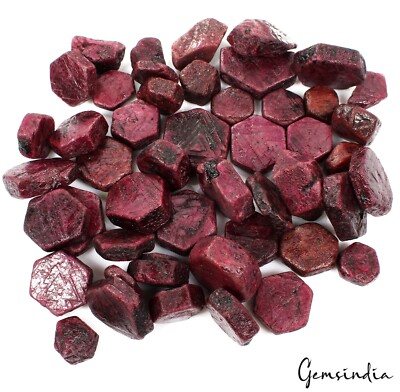 3Kg Natural Red Ruby Rough 28-50mm Huge Loose Wholesale Raw Uncut ...