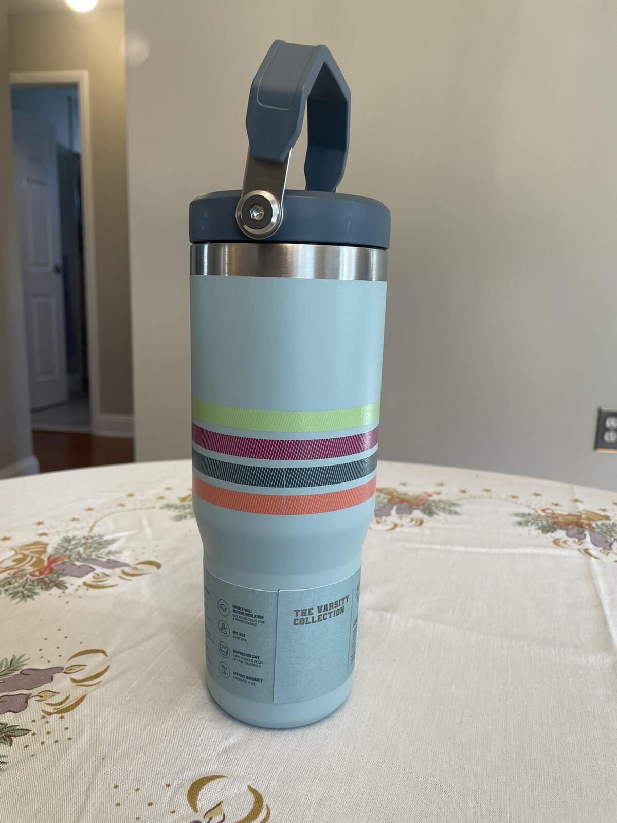 Stanley 30oz The Varsity Ice Flow Tumbler -Seafoam Stripe- NWT - Flip ...
