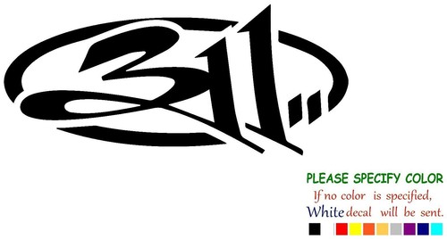 311 Band Rock Music Graphic Die Cut decal sticker Car Truck Boat Window ...