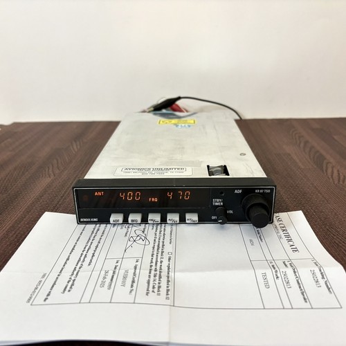 Bendix King KR 87 ADF Receiver 066-1072-14 with Fresh FAA 8130-3 Form ...