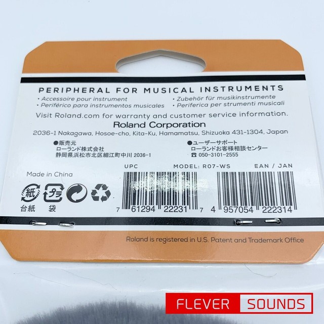 Roland R07-WS Wind Screen for R-07 Audio Recorder Recording Genuine ...