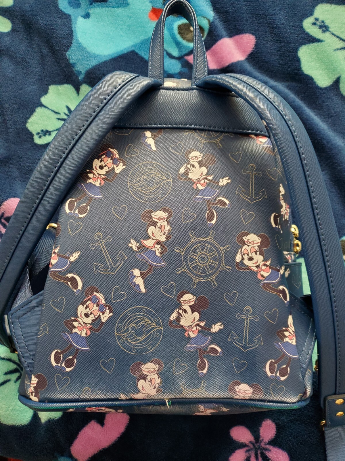 Disney Cruise Line Loungefly Sailer Minnie Mouse Mini Backpack | eBay