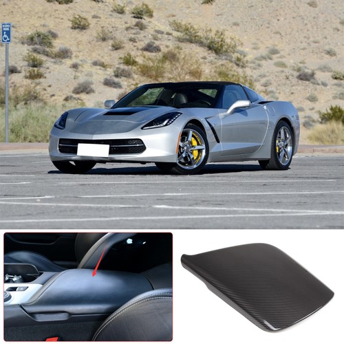Real Carbon Fiber Armrest/Center Console Cover Trim For Corvette C7 ...