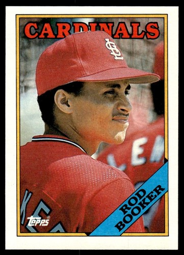 1988 Topps Baseball Card Rod Booker St. Louis Cardinals #483 | eBay